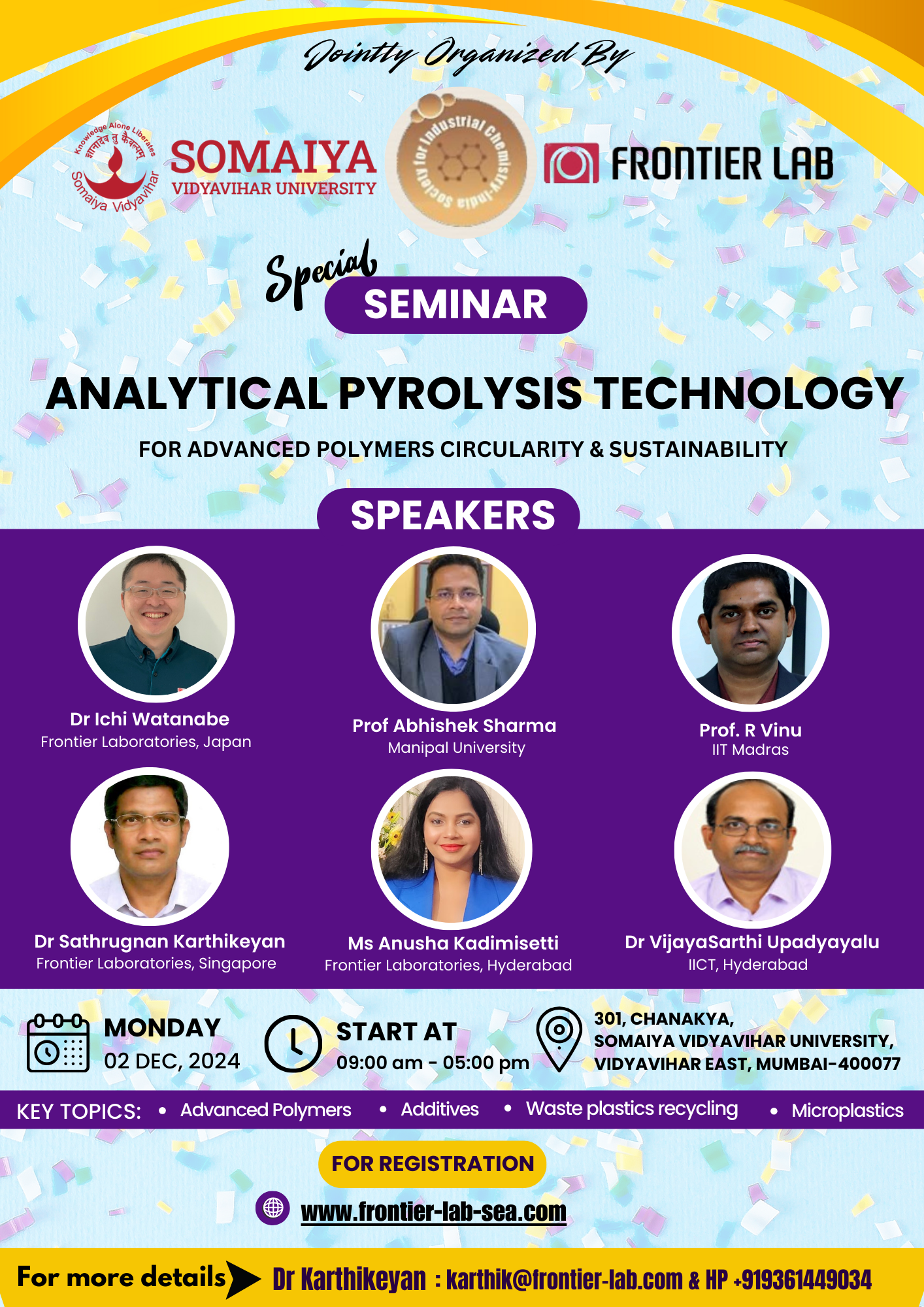 Frontier Lab SEA: Analytical Pyrolysis GCMS Equipment