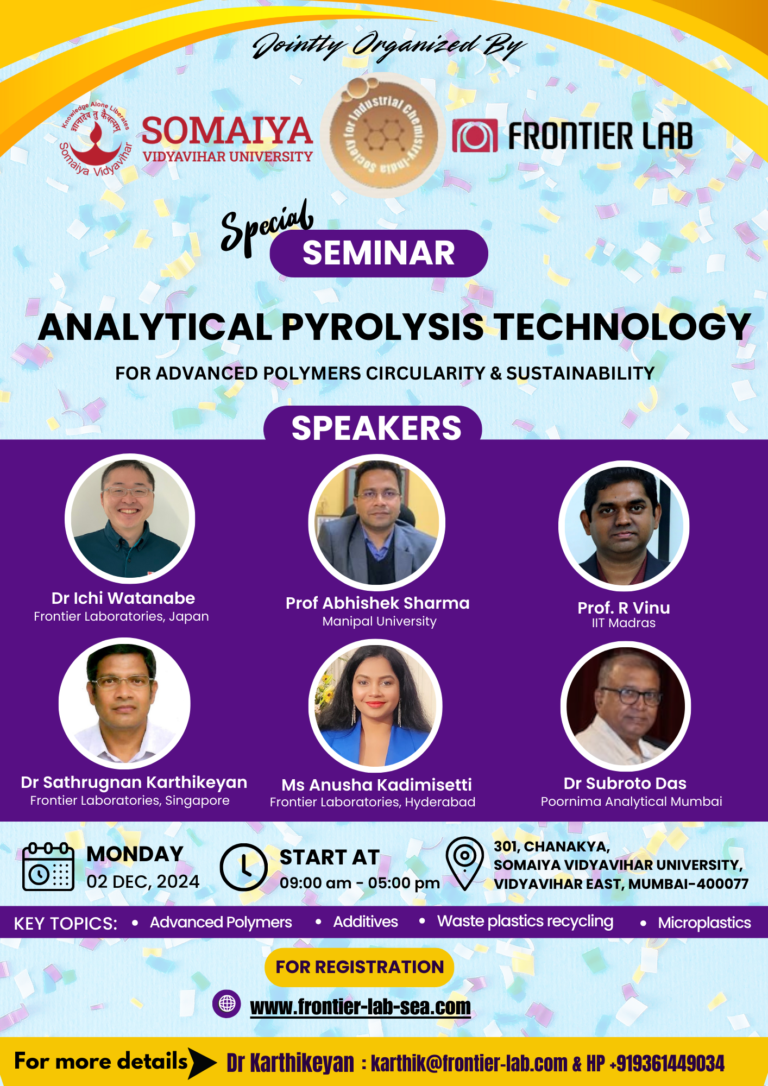 Register for Frontier Lab Seminar | Analytical Pyrolysis Technology